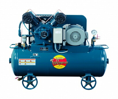 【楽天市場】富士コンプレッサー 3.7kW FS-37P MT 汎用形空冷一段圧縮コンプレッサ タンクマウント形 圧力開閉式 給油式 三相モートル：ワールドワン