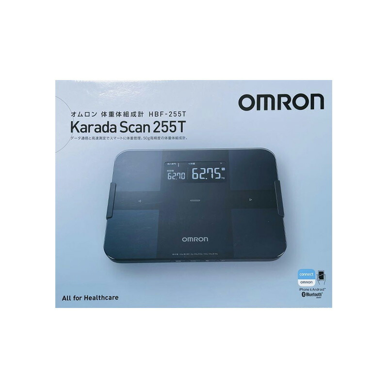 【楽天市場】【新品 箱不良】OMROM オムロン カラダスキャン HBF-255T-BK ブラック：電子問屋ワールドいち