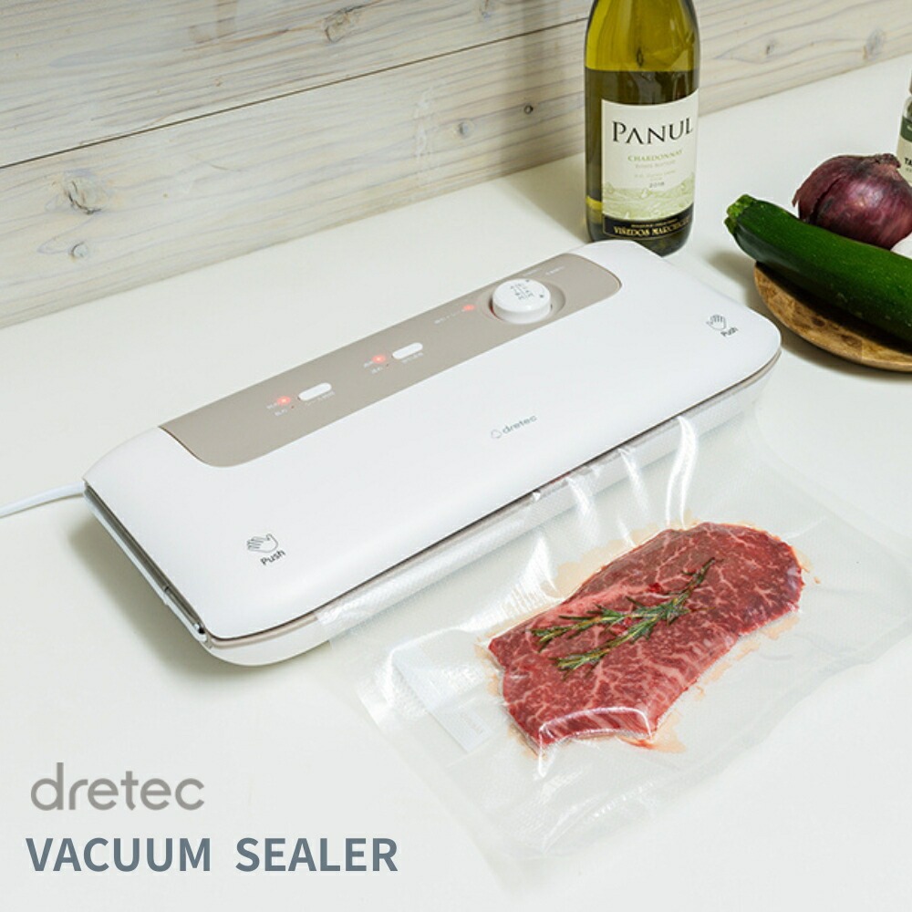 【楽天市場】【新品】ドリテック VS-600WT バキュームシーラー 真空保存 真空パック器：電子問屋ワールドいち