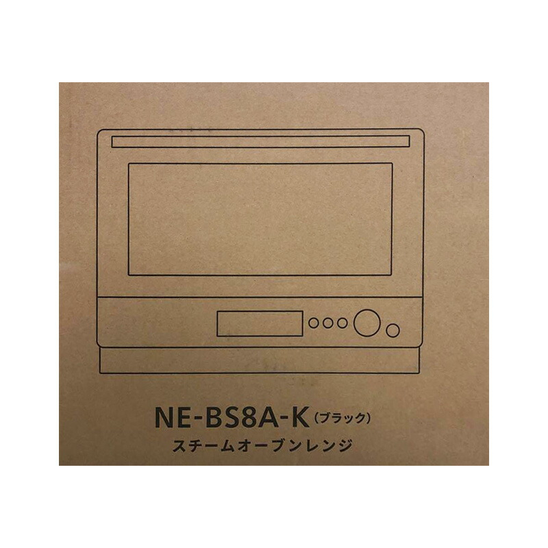 【楽天市場】【新品 箱不良】Panasonic パナソニック オーブンレンジ NE-BS8A-K ブラック：電子問屋ワールドいち