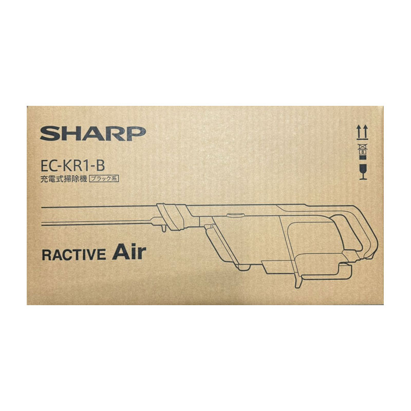 【楽天市場】【新品】SHARP シャープ 紙パック式掃除機 コードレススティック RACTIVE Air EC-KR1-B：電子問屋ワールドいち
