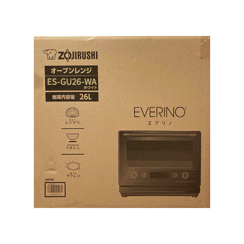 【楽天市場】【新品】ZOJIRUSHI 象印 オーブンレンジ EVERINO ES-GU26-WA 26L ホワイト：電子問屋ワールドいち