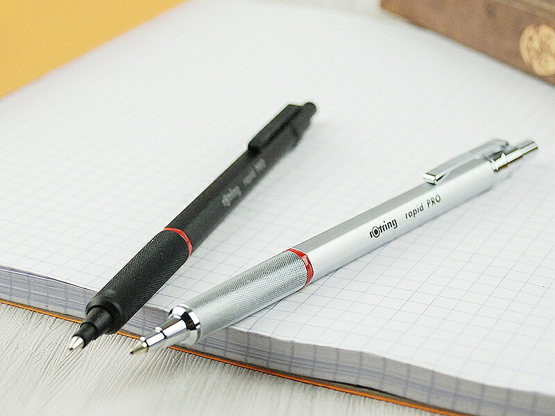 【楽天市場】ロットリング ROTRING ラピッドプロ rapid PRO メカニカルペンシル / ホルダー / ボールペン ブラック ...