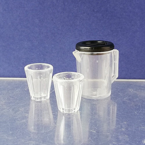 【楽天市場】ミニチュア ピッチャー グラス セット クリアカラー 透明 フェイクフード ym1-2666 1セット GreenRoseYumi：Green Rose ネットショップ Yumi