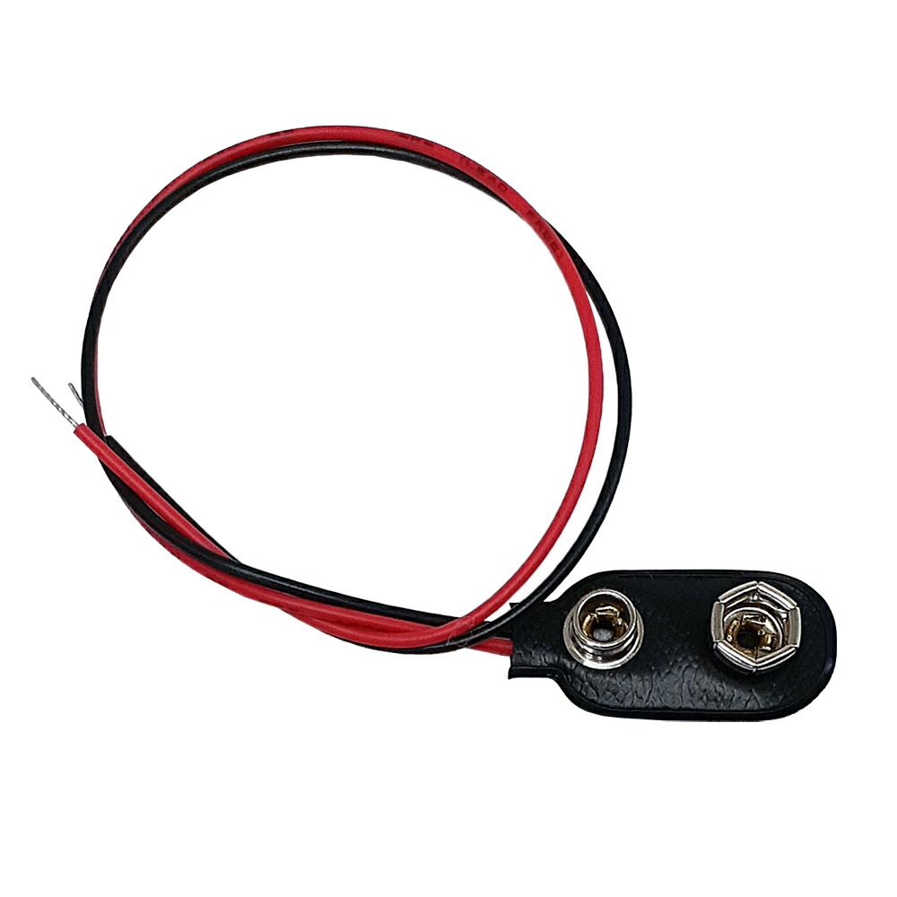 【楽天市場】【YJB PARTS】 Keystone #234 9V(006P) Battery Snap I型20cm 【メール便対応 ...