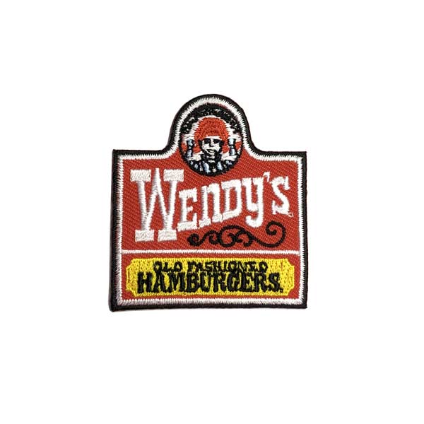【楽天市場】【メール便可】ミニワッペン Wendy's ウェンディーズ (5x4.5cm) [MW158] 手芸 パッチワーク アメ雑 ...