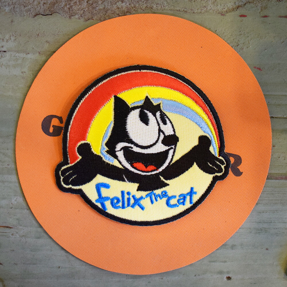 【楽天市場】【メール便可】ワッペン FELIX RAINBOW (8.5×7.7cm) / フィリックス 手芸 パッチ カスタム モーター 車 ...