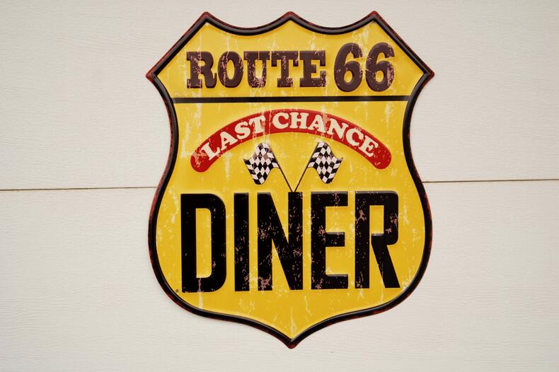 【楽天市場】ブリキサイン ルート66 大きい レトロ ROUTE 66 ブリキ看板 DINER TINサイン 壁掛け 壁飾り ガレージ看板 アメリカン 男前 カントリー インテリア 雑貨 安い ...