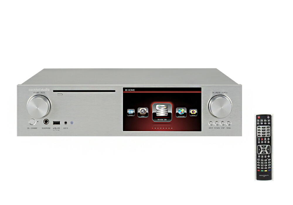 【楽天市場】cocktail Audio - X35/シルバー（アンプ内蔵・マルチメディアプレーヤー）【完売】：オーディオ逸品館