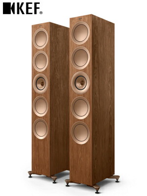 【楽天市場】【送料無料】KEF R11 META(1ペア)Walnut ウォルナットHiFi スピーカーRシリーズフラッグシップ 3ウェイ ...