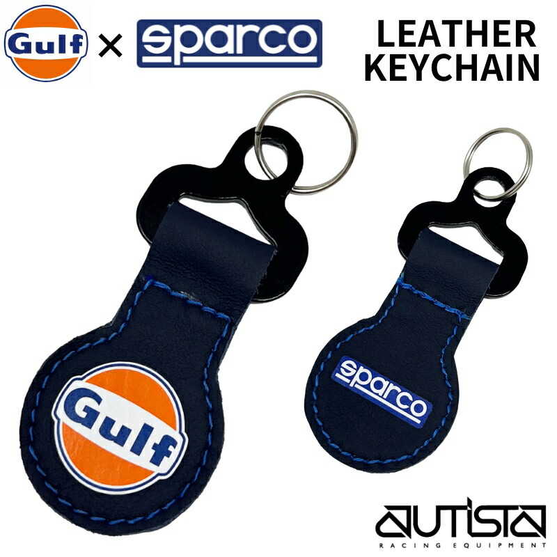 【楽天市場】Sparco Gulf キーホルダー KEYCHAIN スパルコ ガルフ レザーキーチェーン 2025年NEWモデル：SPARCO ...