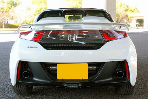 【楽天市場】バックヤードスペシャル リアスポイラー FRP S660 JW5 6MT/CVT 個人宅配送不可：オートクラフト