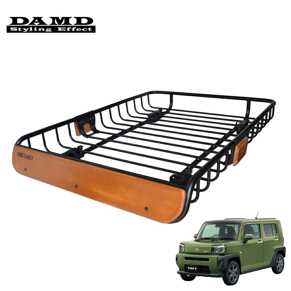 【楽天市場】DAMD ダムド trip basket ルーフラック ベースキャリアキット（フルサイズ） 【TB-RRKLA】 タフト 6BA ...
