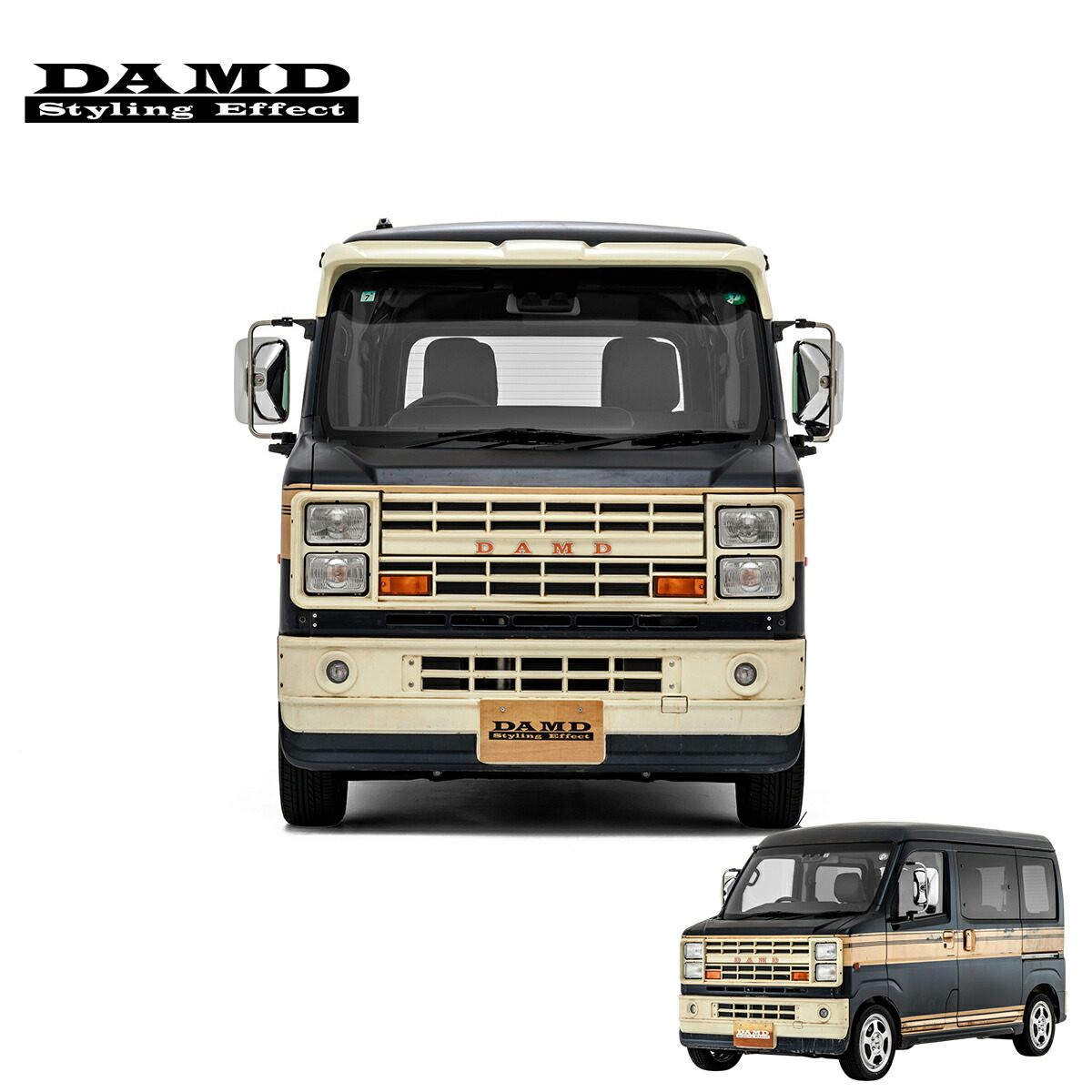 【楽天市場】DAMD ダムド 【ATRAI FUZZ WAGON】 グリルブラックアウトステッカー アトレー S700V S710V 2021 ...