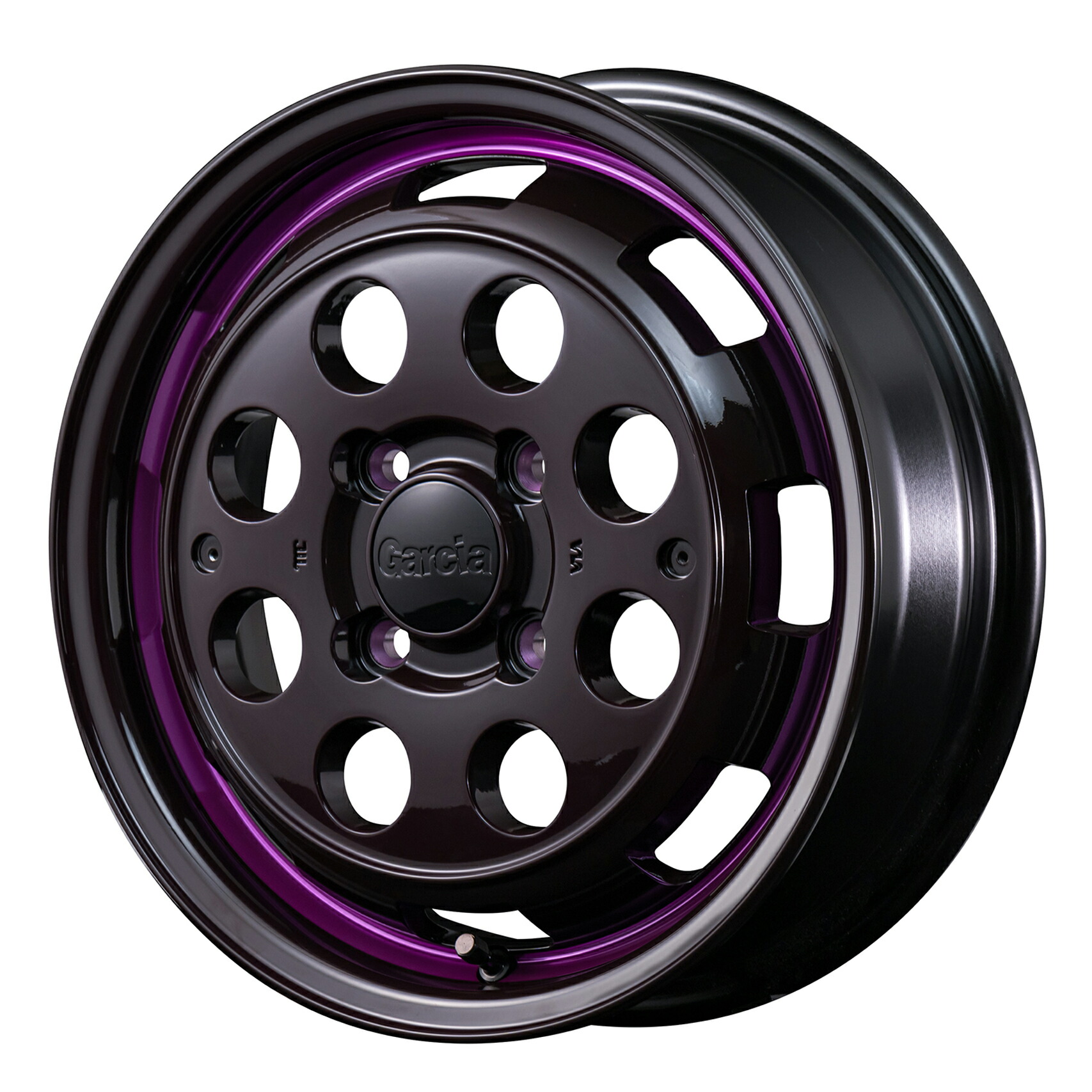 【楽天市場】MID Garcia CISCO POP シスコポップ (パープル) アルミホイール1本 15×4.5J 4H PCD100 +45 4本購入で送料無料：オートクラフト