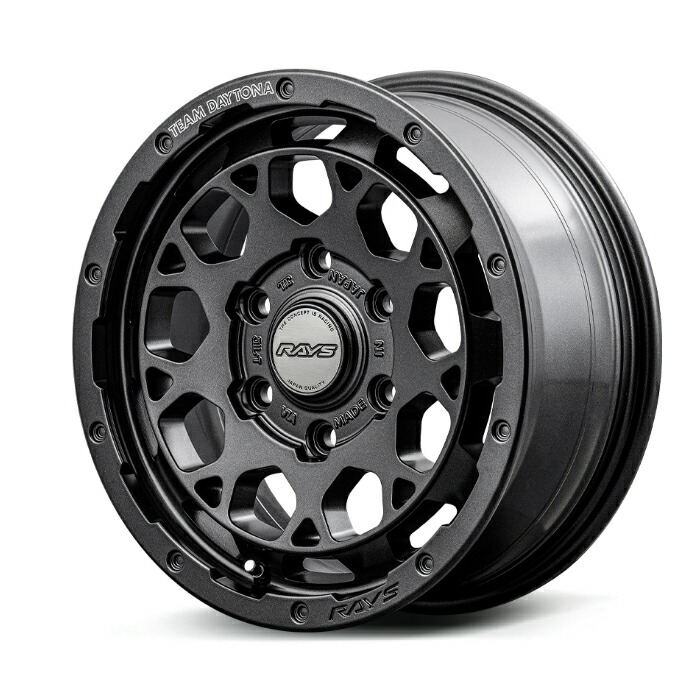 【楽天市場】RAYS レイズ TEAM DAYTONA チームデイトナ M9+ SPEC-M Semigloss Super Dark Gunmetal (AOJ) 16×6.5J 6H ...