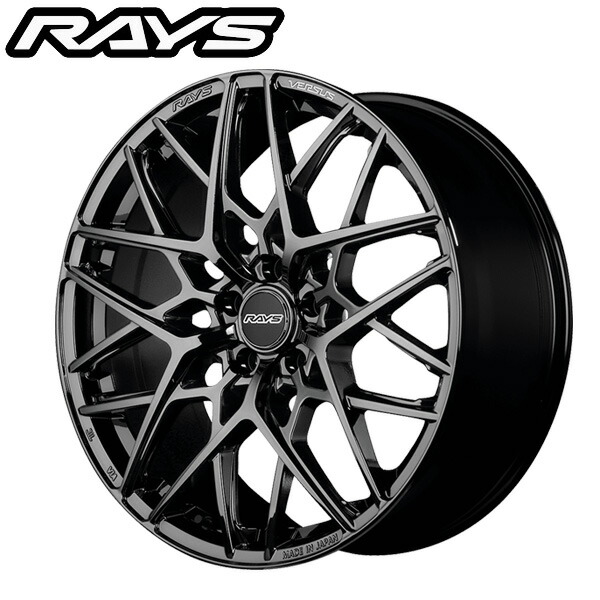 【楽天市場】RAYS レイズ VERSUS ベルサス VV25M Jet Black (YNJ) 20×8.5J 5H PCD112 +38 ...
