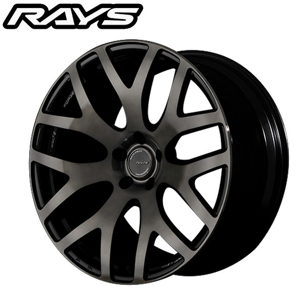 【楽天市場】RAYS レイズ WALTZ FORGED ヴァルツフォージド S7 Pressed Black Clear (KK) 18×7 ...