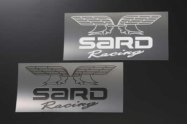 【楽天市場】SARD サード Racing wing NEWステッカーシロ 個人宅発送可：オートクラフト