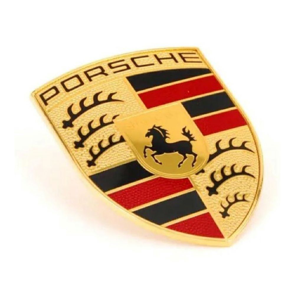 【楽天市場】【ポルシェ純正】ポルシェ ボンネット クレスト エンブレム 9P1853601：Auto-Parts 楽天市場店