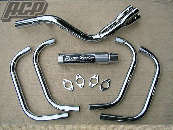 【楽天市場】プリティー製 XJR400 RH02 流 タイプ2 4-2-1 マフラー メッキ：AUTO WORLD