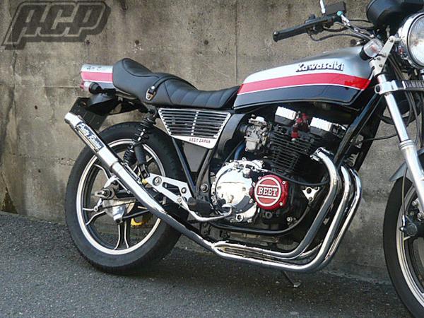 【楽天市場】プリティー製 XJ400 流 タイプ1 4-2-1 マフラー メッキ：AUTO WORLD