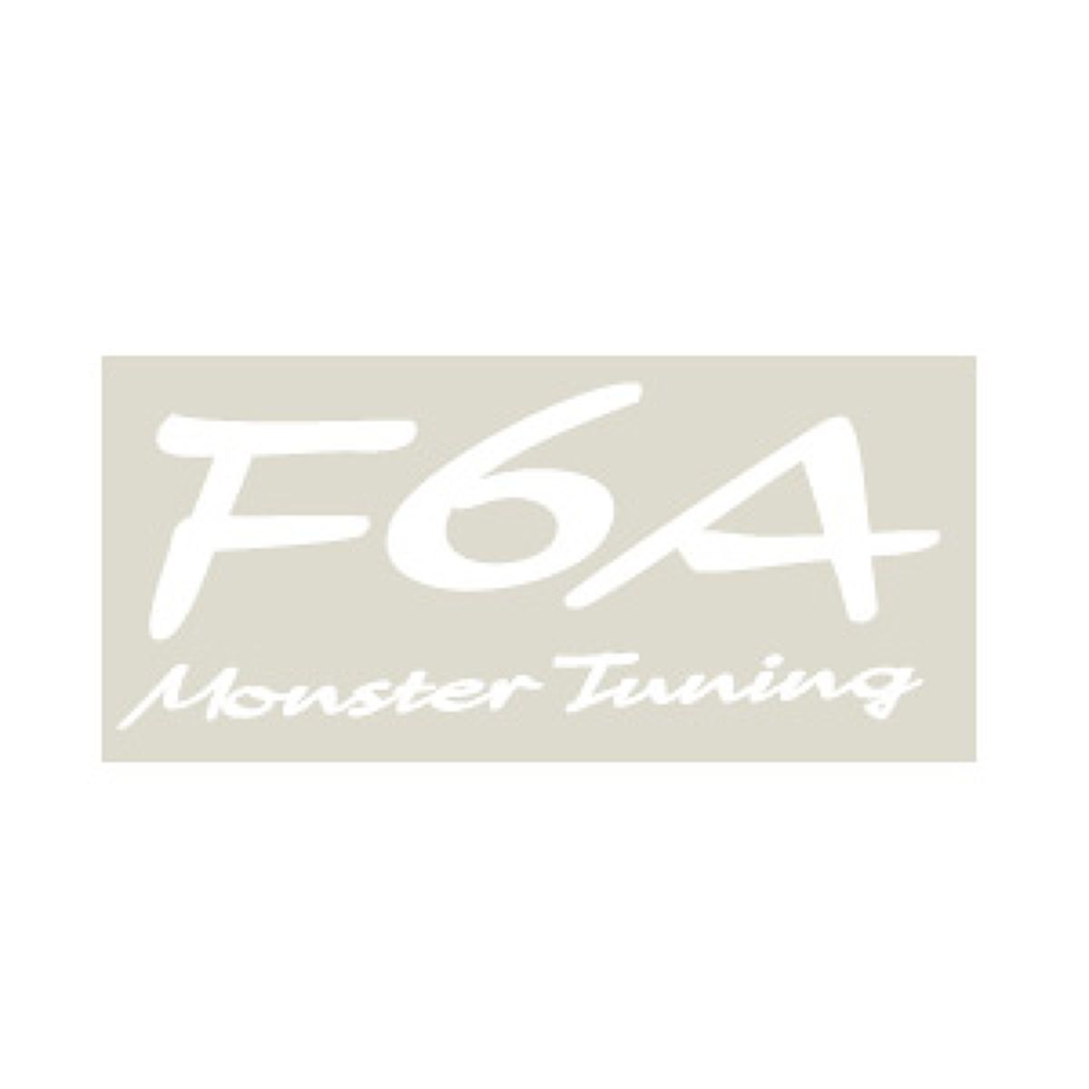 【楽天市場】monster SPORT モンスタースポーツ F6A Monster Tuning ステッカー ホワイト(大) 896125 ...