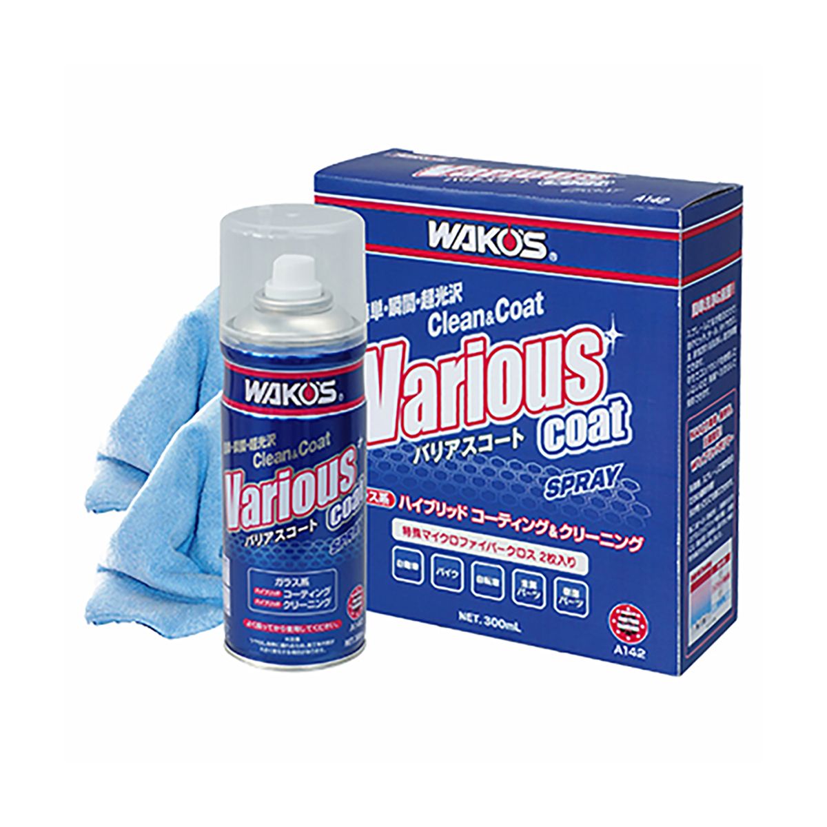 【楽天市場】WAKO'S VAC バリアスコート 300ml A142：オートバックス楽天市場店