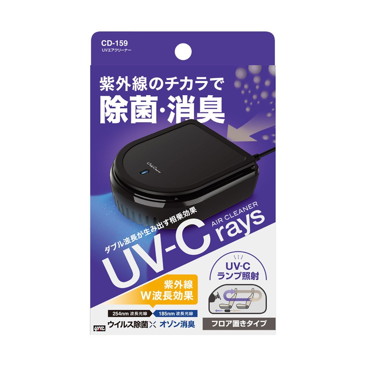 【楽天市場】YAC UVエアクリーナー CD159 ブラック：オートバックス楽天市場店