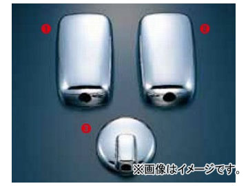 【楽天市場】ジェットイノウエ ミラーカバー クロームメッキ 入数：3点セット ニッサンUD コンドル/アトラス 1999年05月～2006年 ...