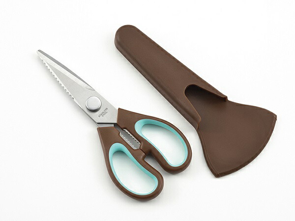 【楽天市場】コンパクトキッチンハサミ 収納ケース付 TP-8 compact kitchen scissors：オートパーツエージェンシー2号店