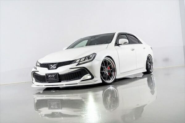 【楽天市場】エイムゲインマーク X GRX130 後期 純VIP SPORT フルキット (3セット)リアスポイラーゴムモールカラー：ブラック ...