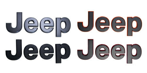 【楽天市場】Jeep/MOPAR 純正品 ジープ JLラングラー 2018年以降現行 JTグラディエーター 2020年以降現行 JEEP ロゴ ...