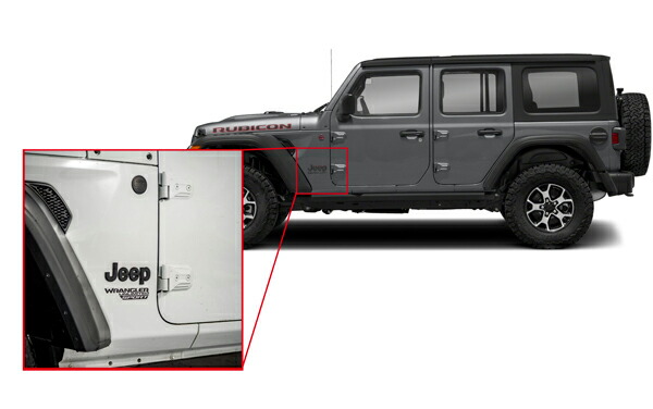 【楽天市場】Jeep/MOPAR 純正品 ジープ JLラングラー 2018年以降現行 JTグラディエーター 2020年以降現行 JEEP ロゴ ...