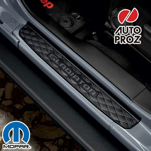 【楽天市場】USジープ/MOPAR 純正品 JEEP JTグラディエーター Gladiator ロゴ入り ドアシルガード/スカッフプレート ...