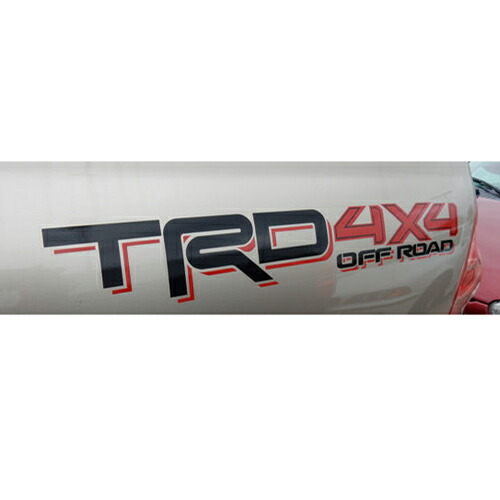 【楽天市場】USトヨタ 純正品 TOYOTA タコマ 2015-2016年式 ”TRD 4×4 OFF ROAD” デカール ステッカー ...