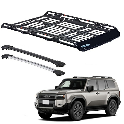 【楽天市場】ルーフラック セット トヨタ ランクル250 ルーフレールあり車両 2024年以降現行 オフグリッドL レールバー ...