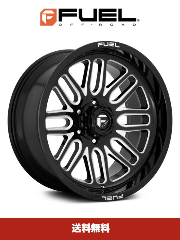 【楽天市場】トヨタランドクルーザープラド用フューエル イグナイト 20x9J グロスブラック ミーリング加工アクセント ホイール4本セット ...