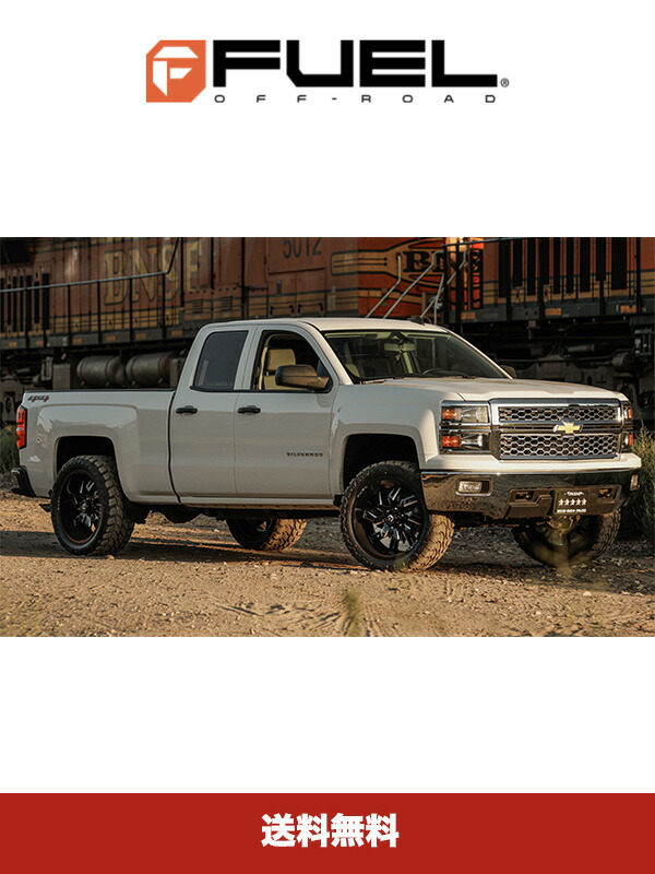 【楽天市場】ジープ ラングラー用フューエル ロックダウン 20x9J グロスブラック ミーリング加工アクセント ホイール4本セット FUEL ...