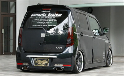 【楽天市場】ワゴンR MH23 黒死蝶 リアウイング(1ピース)：Autostyle