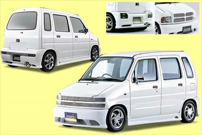 【楽天市場】CT/CV WAGON R HEART BEAT 2 リアバンパー（かぶせタイプ） 塗装取付込：Autostyle