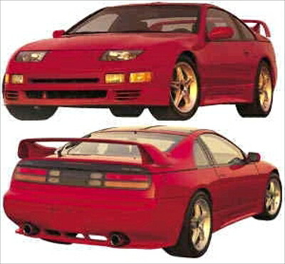 【楽天市場】Z32 Type 3 Frスポイラー (T/T用) 塗装取付込：Autostyle
