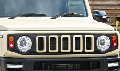 【楽天市場】JB64W ジムニー フロントグリル FRP：Autostyle