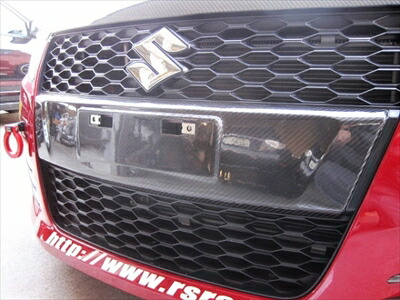 【楽天市場】スイフト ZC32/72S RRP ドライカーボン フロントグリルカバー 塗装済み：Autostyle