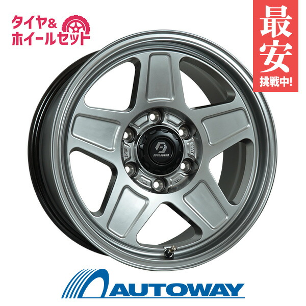 【楽天市場】【P最大42倍！7/25】195/80R15 サマータイヤ タイヤホイールセット OFFLESSER TS-5 15x6.0 ...