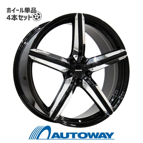 【楽天市場】【4枚セット】 ESTATUS Style-CTR 20x8.5 +45 114.3x5 Gloss Black 【送料無料 ...