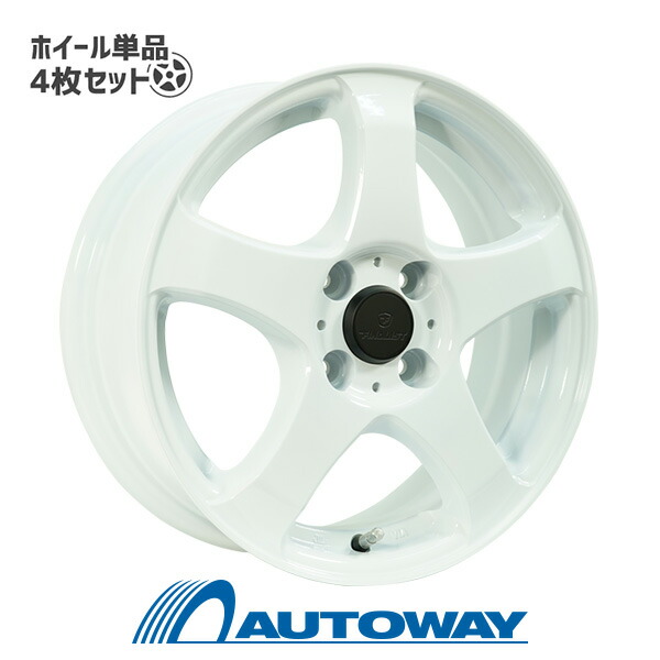 【楽天市場】【4枚セット】 FINALIST FZ-S5 15x6.0 +45 100x4 WHT インチサイズ：15インチ リム幅：6 ｲﾝ ...