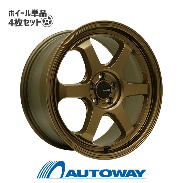 【楽天市場】【P最大30倍！6/20】【4枚セット】MID RACING R06 18x8.5 45 100x5 MBR ホイール単品 18 ...