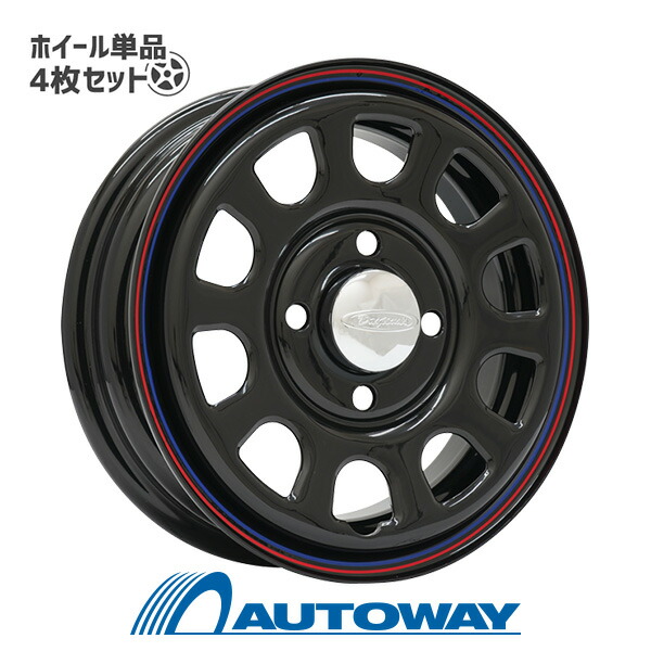 【楽天市場】【P最大37倍！11/4 20:00～】【4枚セット】 DAYTONA'S G2 12x4.0 42 100x4 BK/RB ...