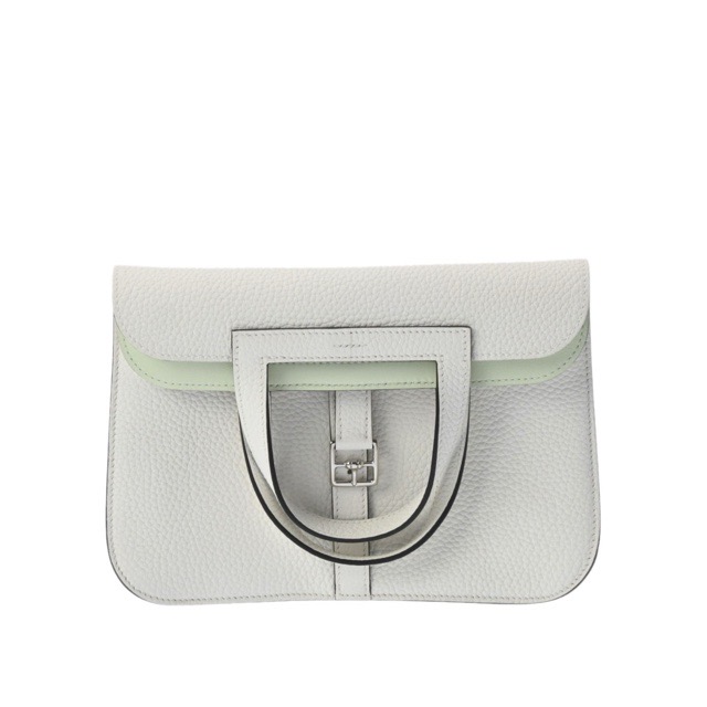 【楽天市場】エルメス アルザン 25 ヴェルソ ニューホワイト ヴェールフィズ トリヨンクレマンス シルバー金具 HERMES HALZAN ...